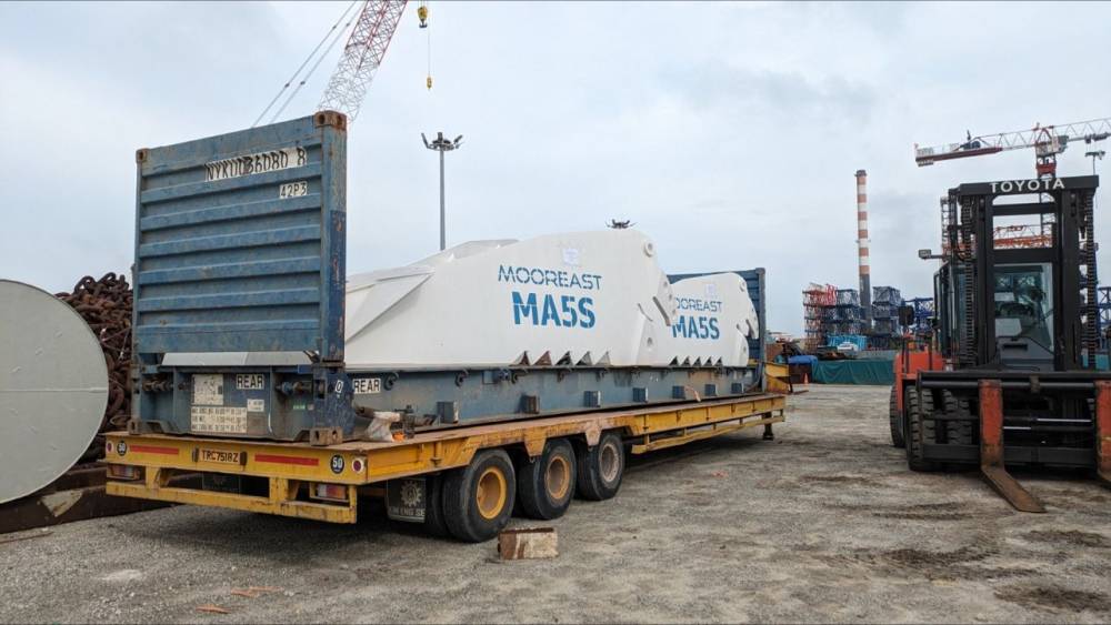 Eolien flottant : Mooreast construit à Singapour les ancrages d’Eolmed ...