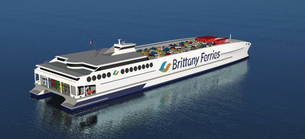 Brittany Ferries lance des études pour un ferry catamaran tout ...