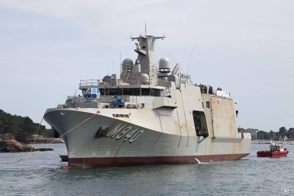 Concarneau: le chasseur de mines belge Oostende débute ses essais mer ...