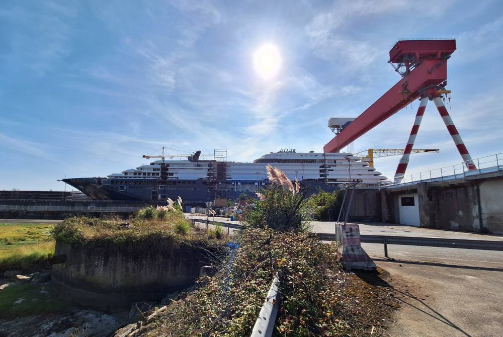 Chantiers de l’Atlantique : le Luminara va sortir de sa forme de ...