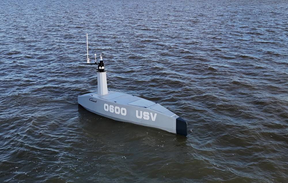 Le premier drone de surface de Couach au stade des en essais en mer ...
