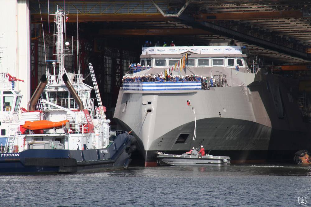 Naval Group met à l’eau la deuxième FDI grecque | Mer et Marine