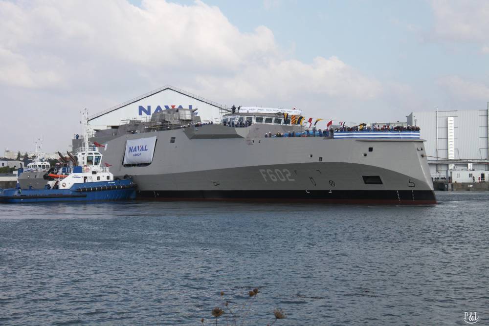 Naval Group met à l’eau la deuxième FDI grecque | Mer et Marine