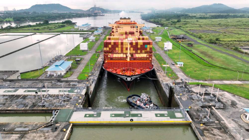 Canal de Panama : le record du navire à la plus grande capacité de ...