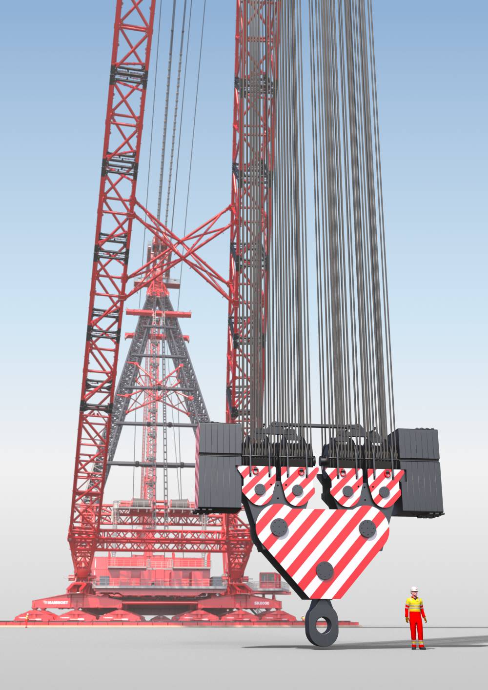 Mammoet lance sa grue géante SK6000 | Mer et Marine