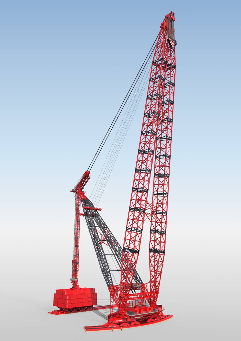 Mammoet lance sa grue géante SK6000 | Mer et Marine