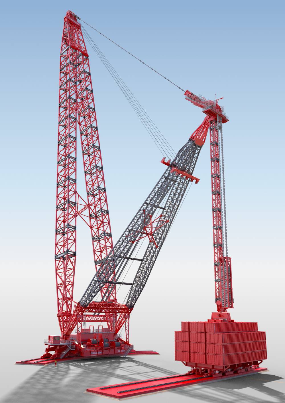 Mammoet lance sa grue géante SK6000 | Mer et Marine