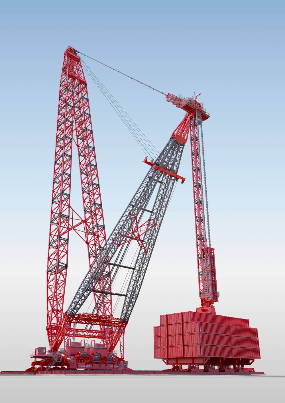 Mammoet lance sa grue géante SK6000 | Mer et Marine