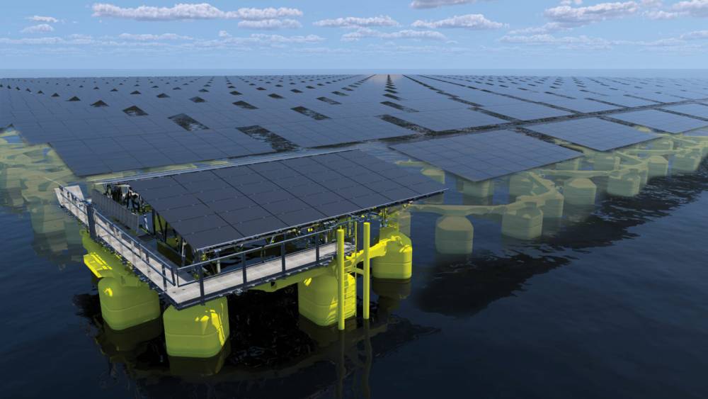 Saipem teste un prototype de plateforme photovoltaïque offshore | Mer ...