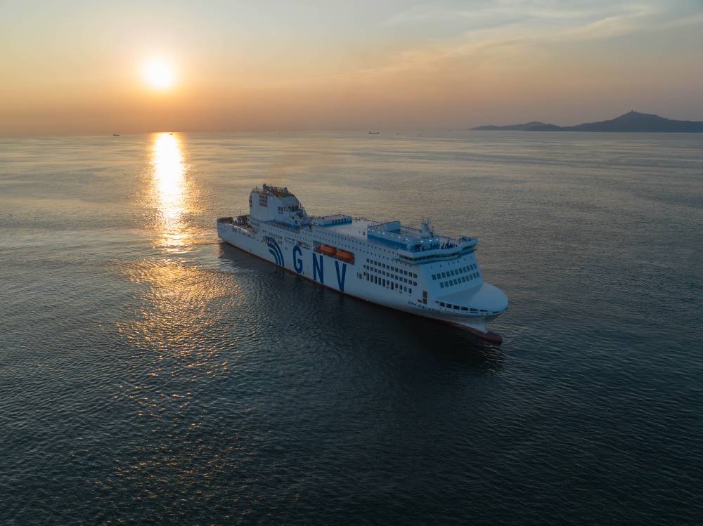 GNV réceptionne son nouveau ferry, le Polaris | Mer et Marine