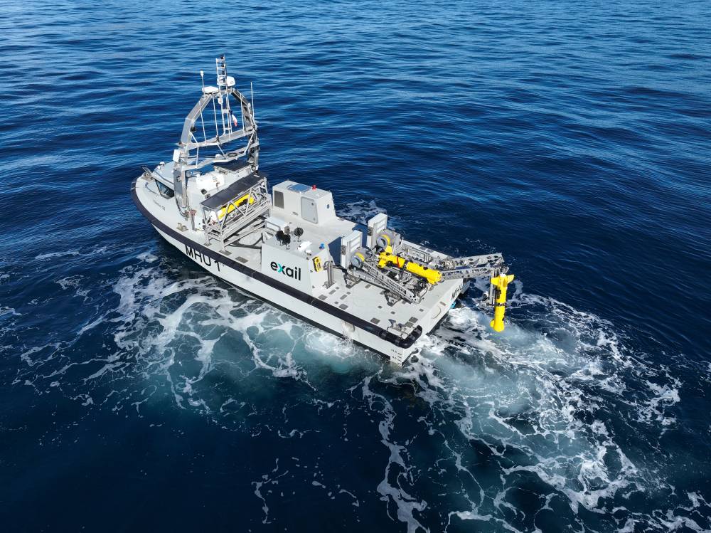 Guerre des mines : les premiers USV de série Inspector 125 d’Exail en ...