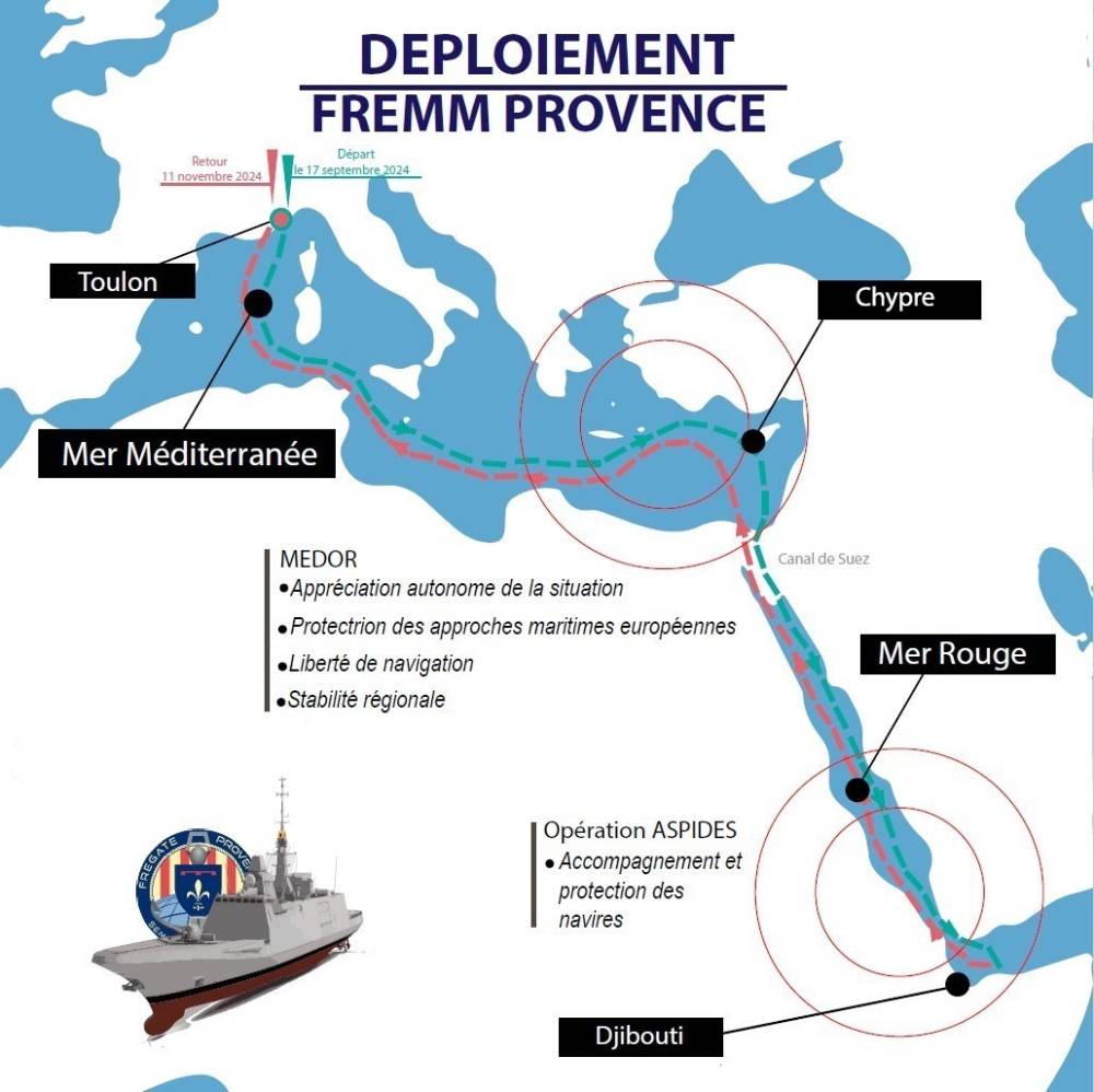 La FREMM Provence rentre à Toulon deux mois de mission en Méditerranée ...