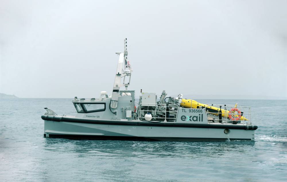 Guerre des mines : les premiers USV de série Inspector 125 d’Exail en ...