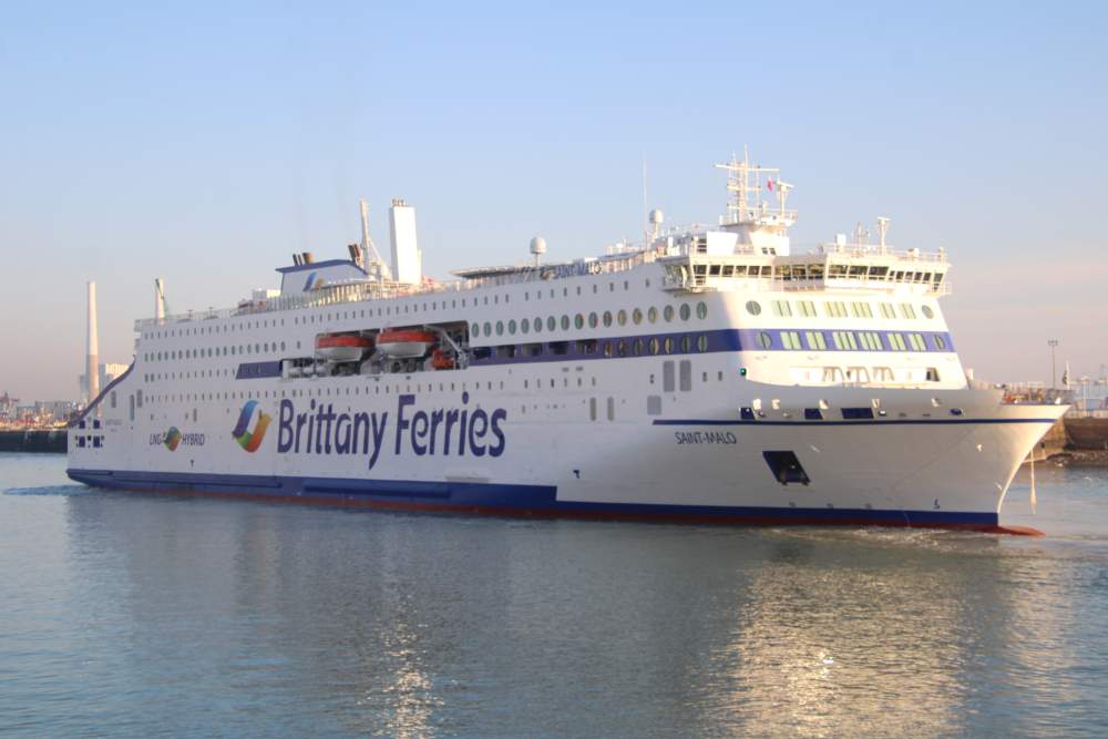 Brittany Ferries : le Saint-Malo fait ses premières escales au Havre et à Cherbourg | Mer et Marine