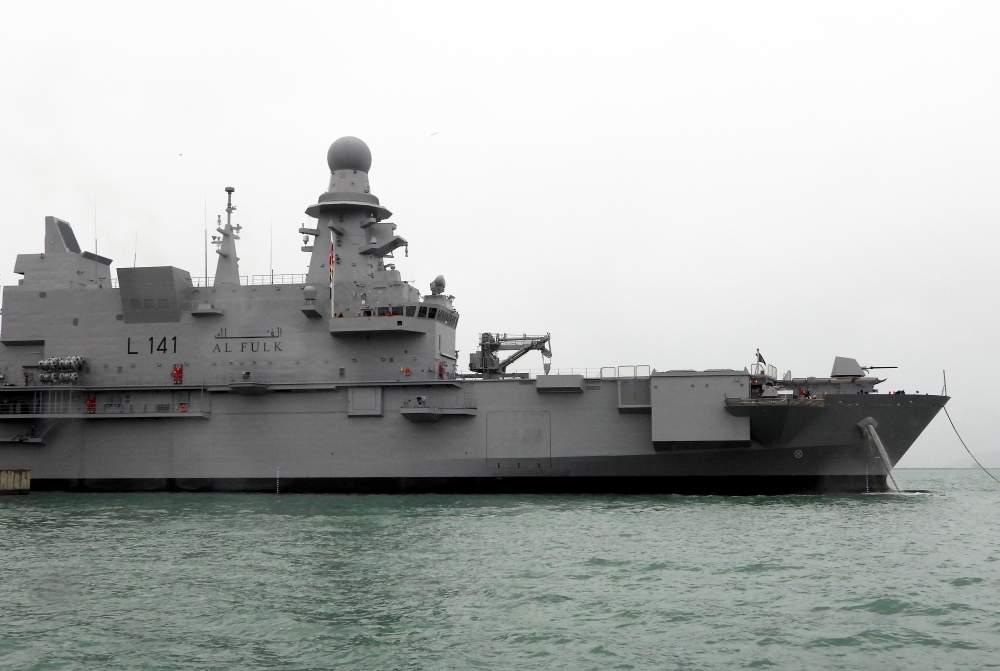 Le bâtiment de projection Al Fulk reprend la mer sous pavillon qatari ...