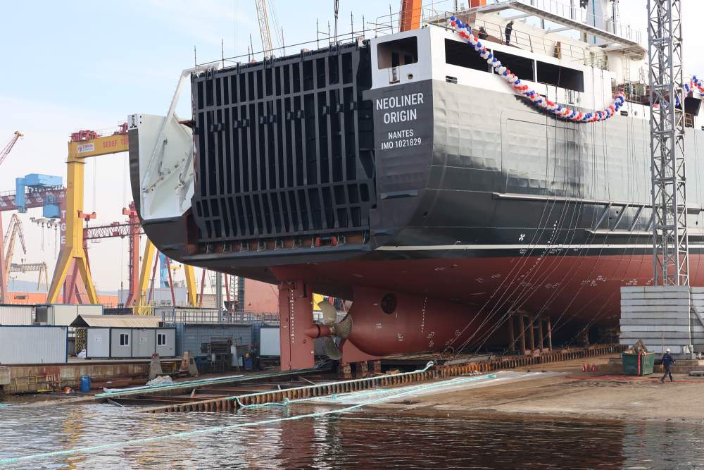 Neoline : le premier voilier-cargo à l’eau, la commande d’un deuxième se précise | Mer et Marine