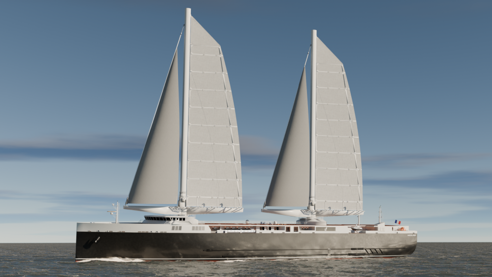 Neoliner Origin : le lancement pas comme les autres du plus grand voilier-cargo au monde | Mer ...