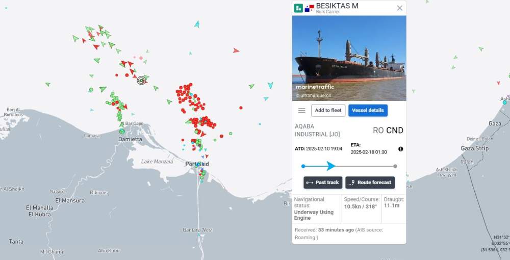 Le porte-avions USS Harry S. Truman entre en collision avec un vraquier devant Port-Saïd | Mer ...