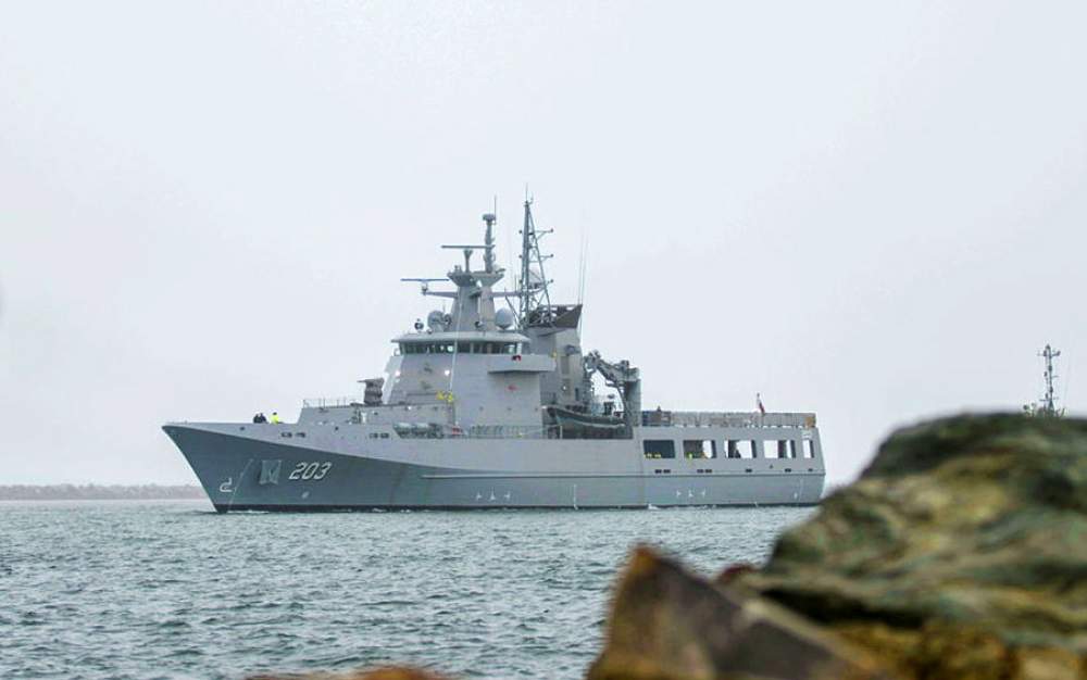 La marine australienne a mis en service son premier OPV de la classe ...