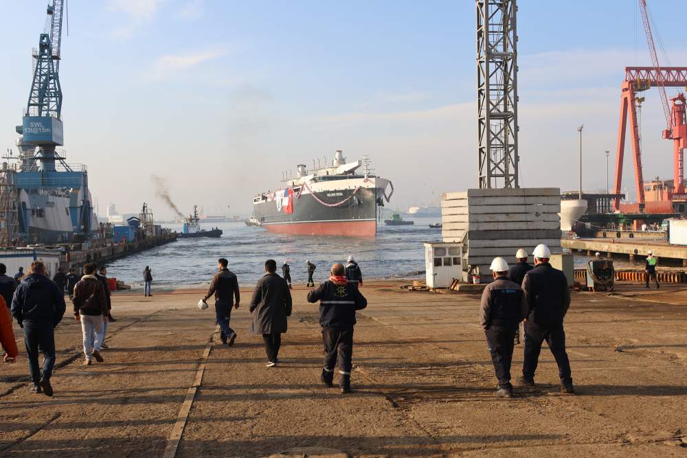 Neoline : le premier voilier-cargo à l’eau, la commande d’un deuxième se précise | Mer et Marine