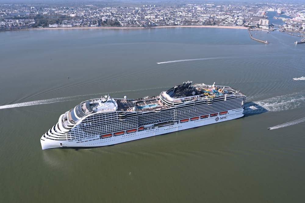 Saint-Nazaire : la construction du MSC World Asia progresse | Mer et Marine