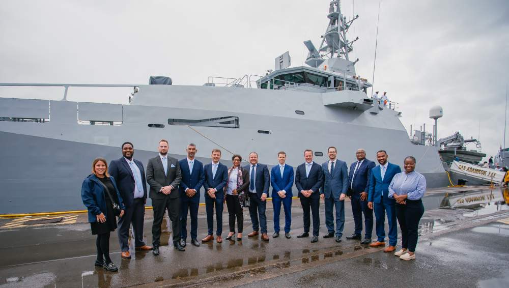 Damen livre à la marine sud-africaine son troisième patrouilleur du ...