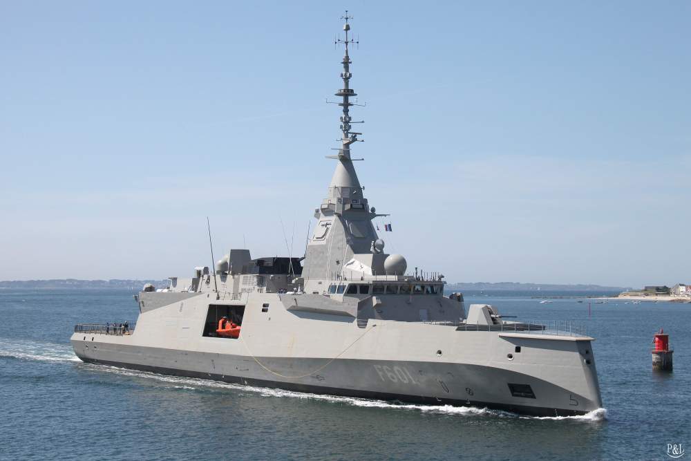 La FDI grecque Kimon rentre à Lorient après sa première sortie en mer ...