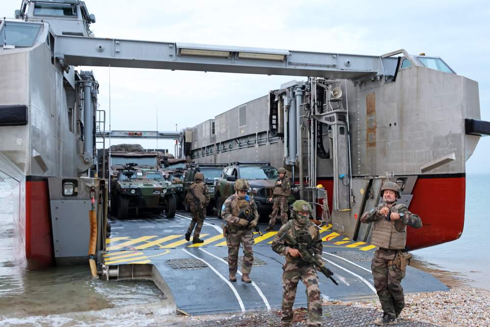 Immersion avec les forces de débarquement mobilisées pour l'exercice ...
