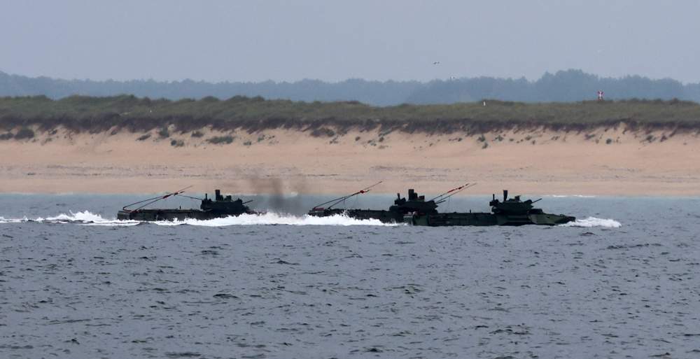 Immersion avec les forces de débarquement mobilisées pour l'exercice ...