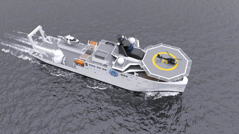 Un navire scientifique avancé commandé à Vard | Mer et Marine