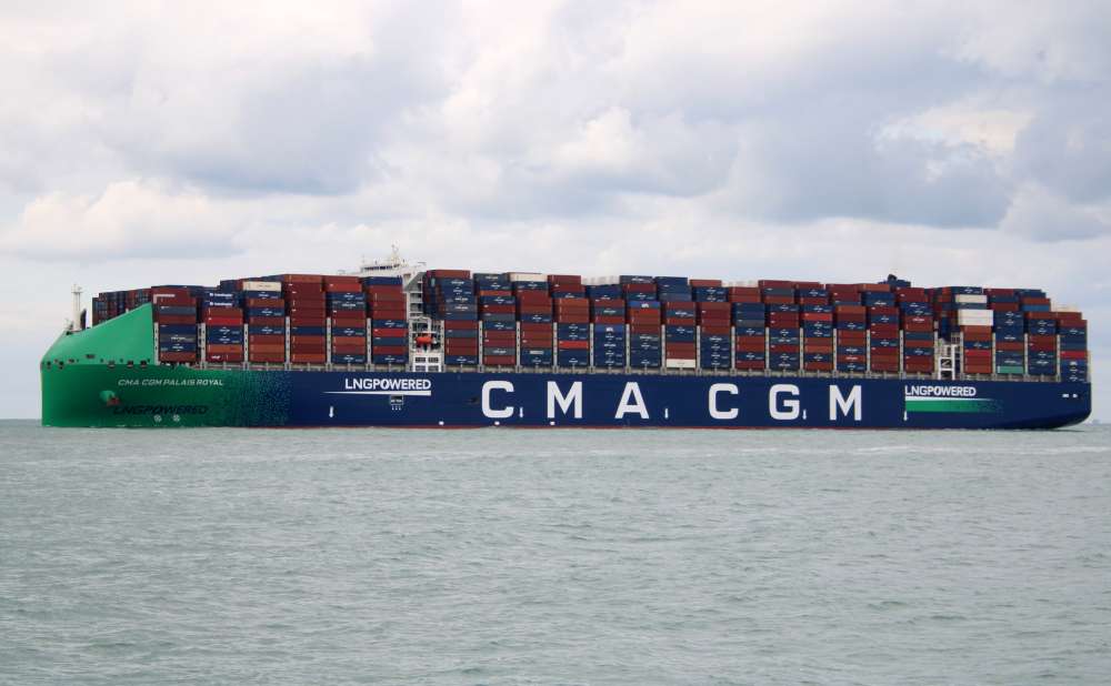 Au tour du CMA CGM Palais Royal de revenir en Europe équipé d'un déflecteur de vent | Mer et Marine