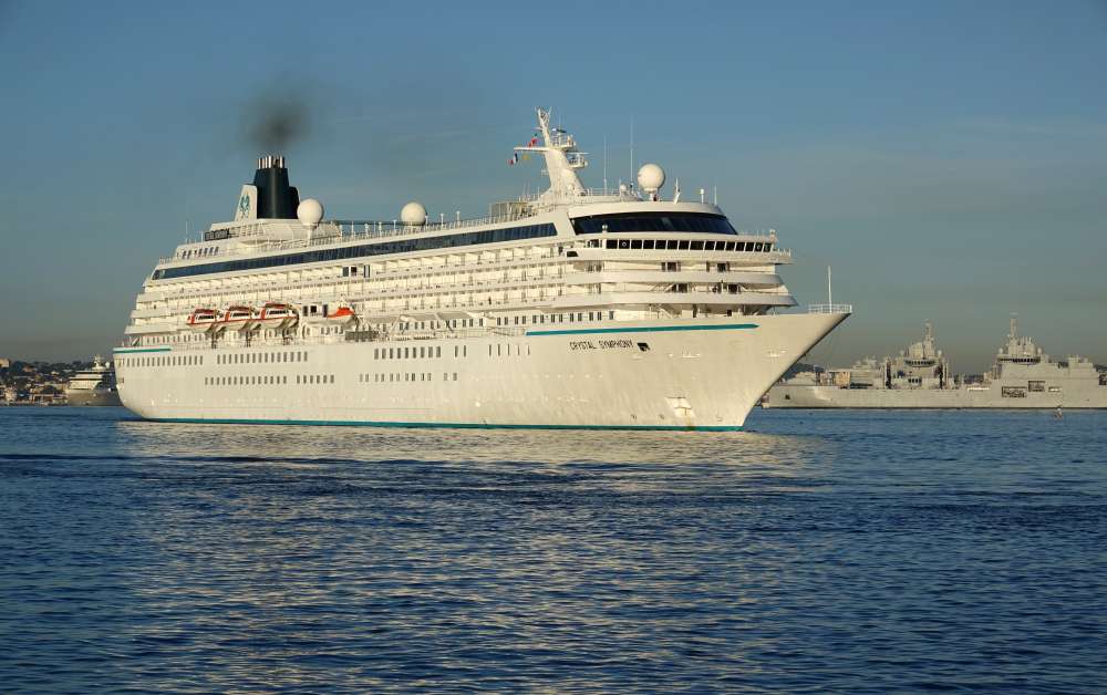 Le Crystal Symphony de passage à Toulon | Mer et Marine