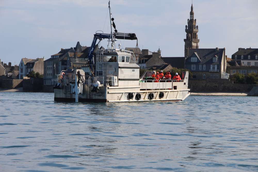 Un câble sous-marin à fibres optiques déployé vers l’île de Batz | Mer ...