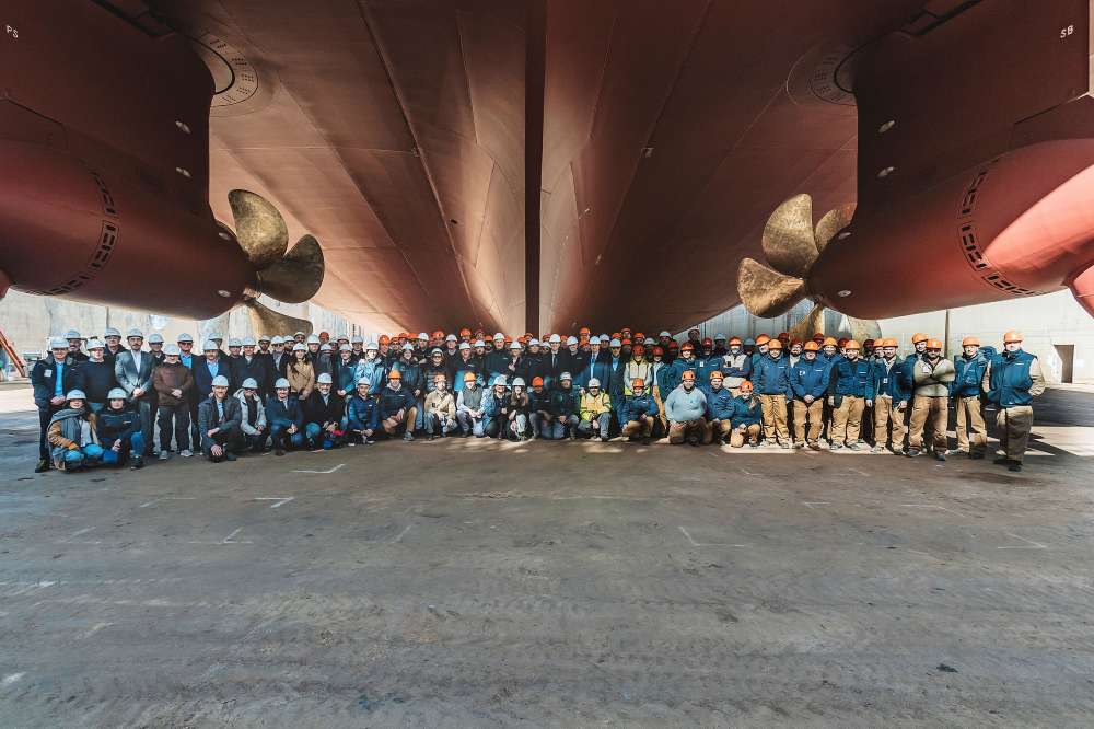 Fincantieri met à l’eau le Viking Libra, premier paquebot partiellement ...