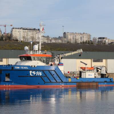 À bord du TSM Texel, nouveau navire polyvalent de Thomas Services Maritimes | Mer et Marine