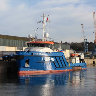 À bord du TSM Texel, nouveau navire polyvalent de Thomas Services ...