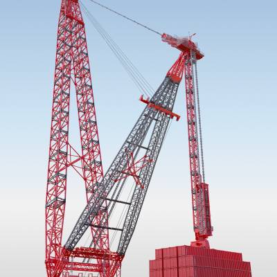 Mammoet lance sa grue géante SK6000 | Mer et Marine