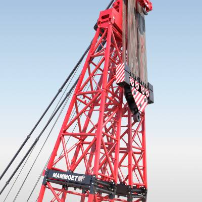 Mammoet lance sa grue géante SK6000 | Mer et Marine